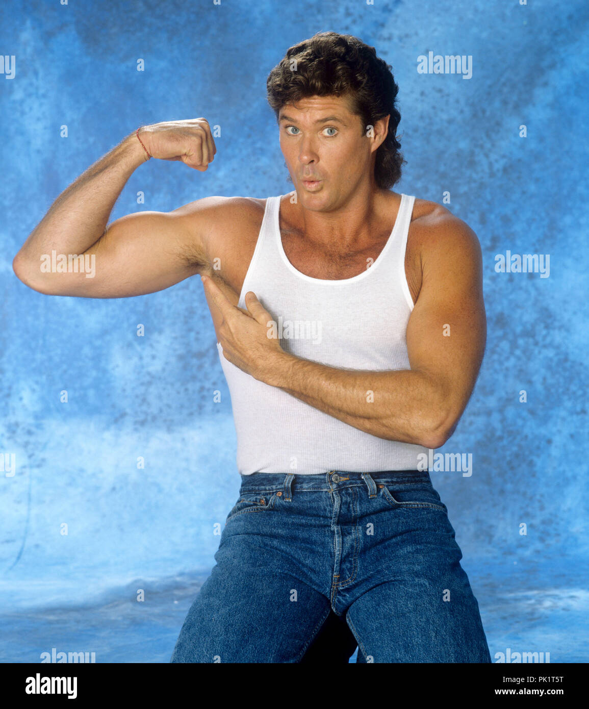 David Hasselhoff on 30.10.1990 in München / Munich. | usage worldwide ...