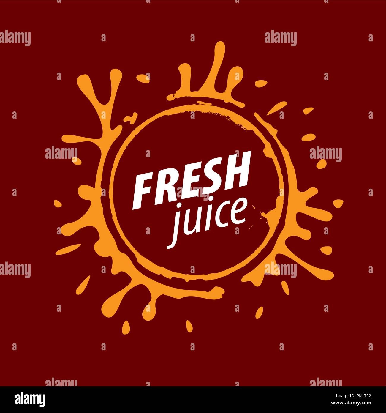 juice splash vector sign Stock Vector Image & Art - Alamy