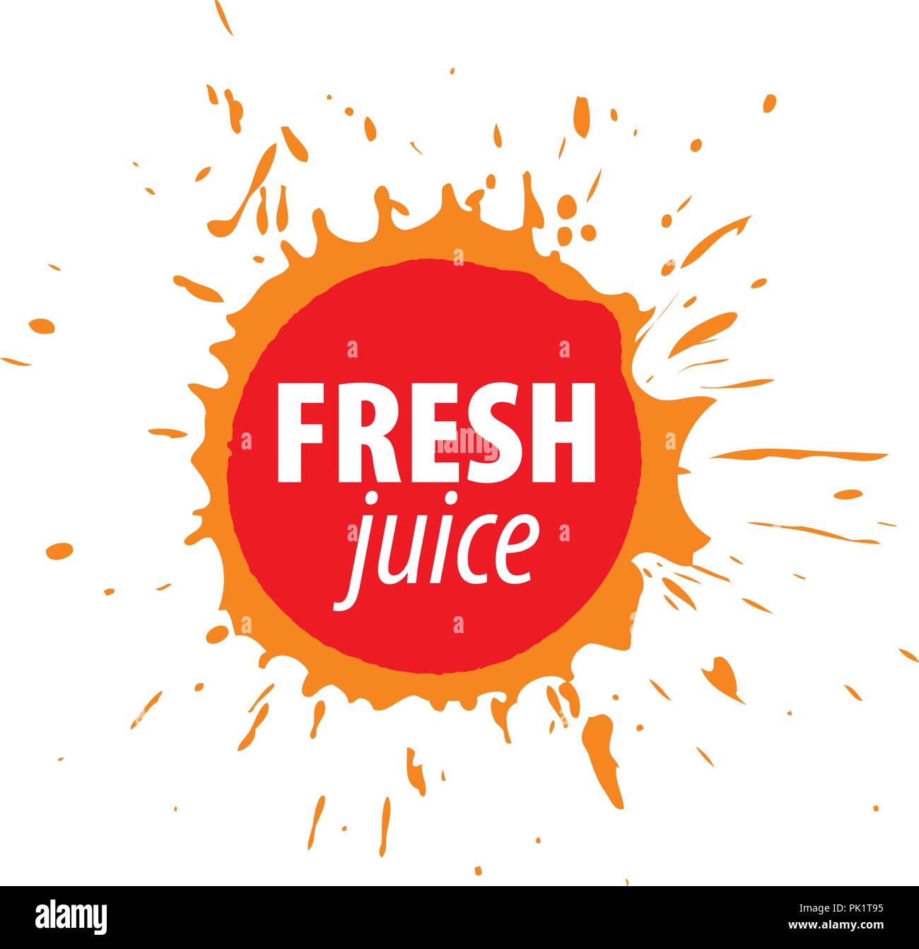 juice splash vector sign Stock Vector Image & Art - Alamy