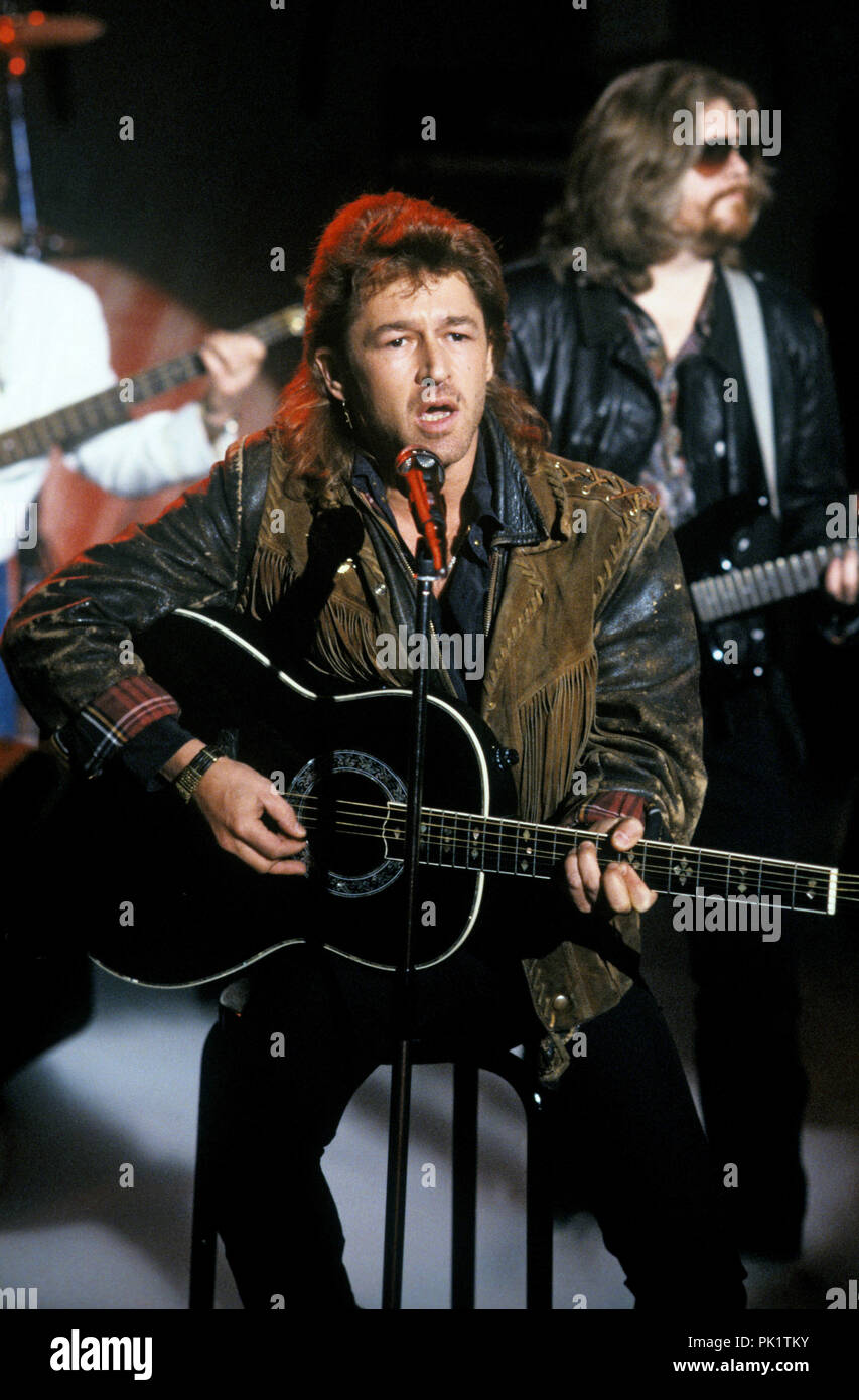 Peter Maffay on 17.02.1988 in München / Munich. | usage worldwide Stock ...