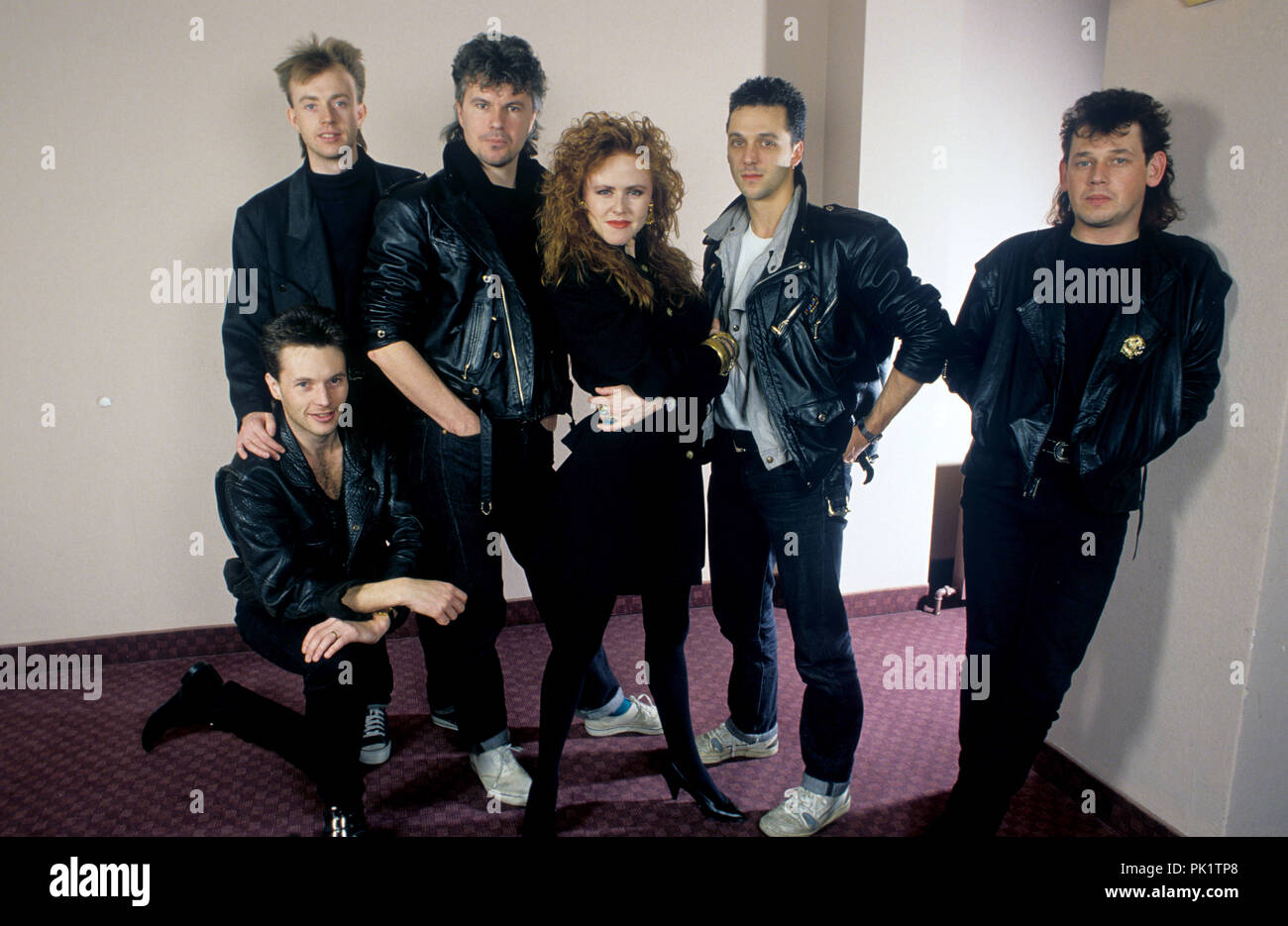 T'Pau (mit Sängerin Carol Decker) on 25.11.1987 in München / Munich ...