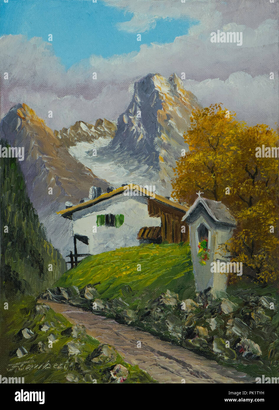 Reproduction of a wayside hi-res stock photography and images - Alamy