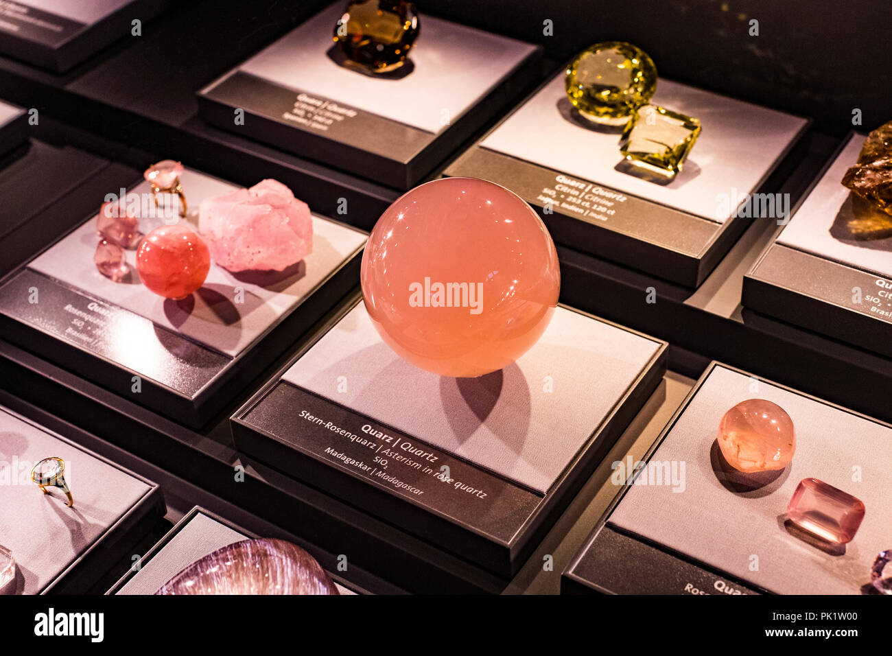 3 SEPTEMBER 2018, VIENNA, AUSTRIA: Exposition of precious and ...