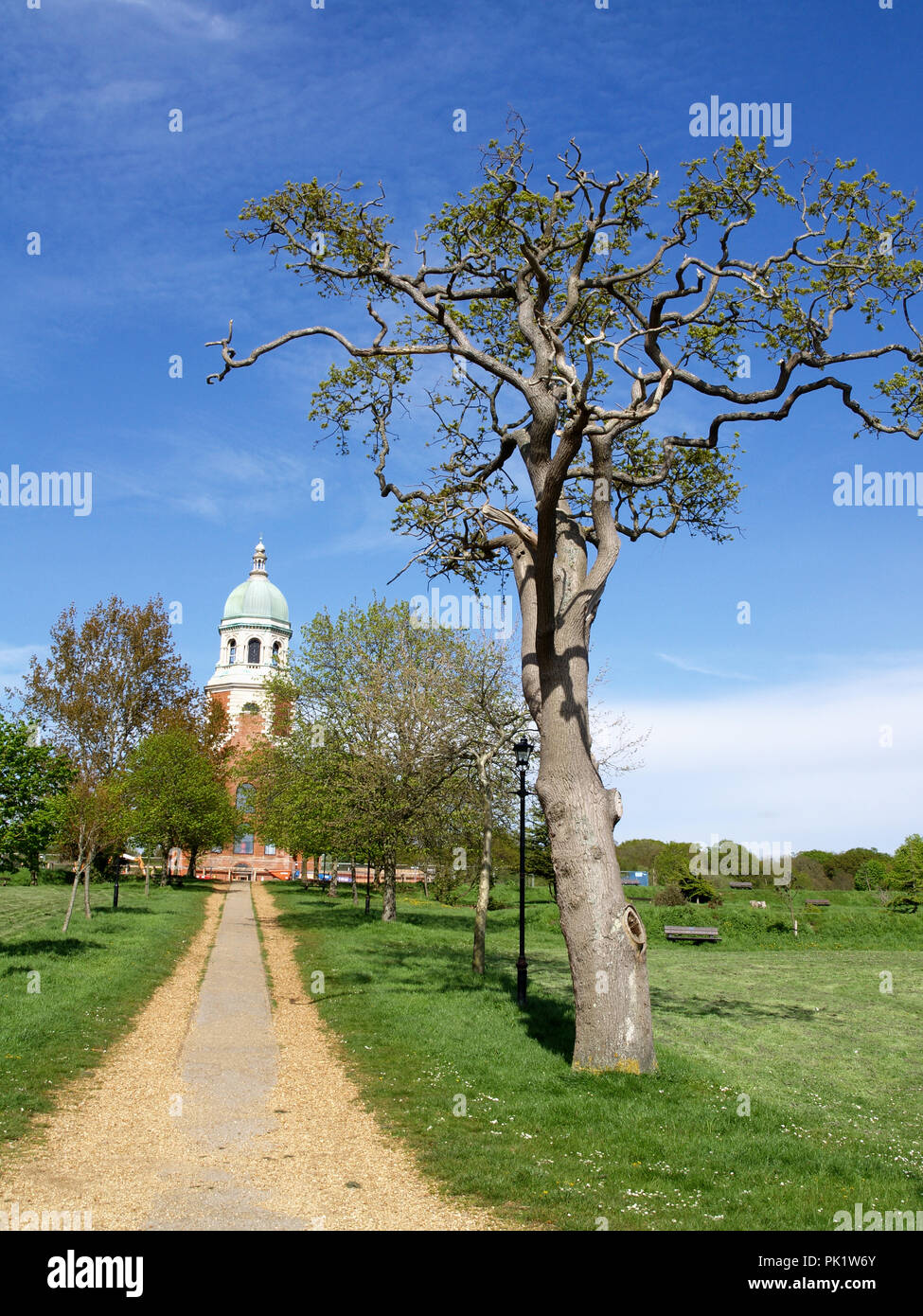 Renovations at Netley Hospital Chapel at Royal Victoria Country Park ...