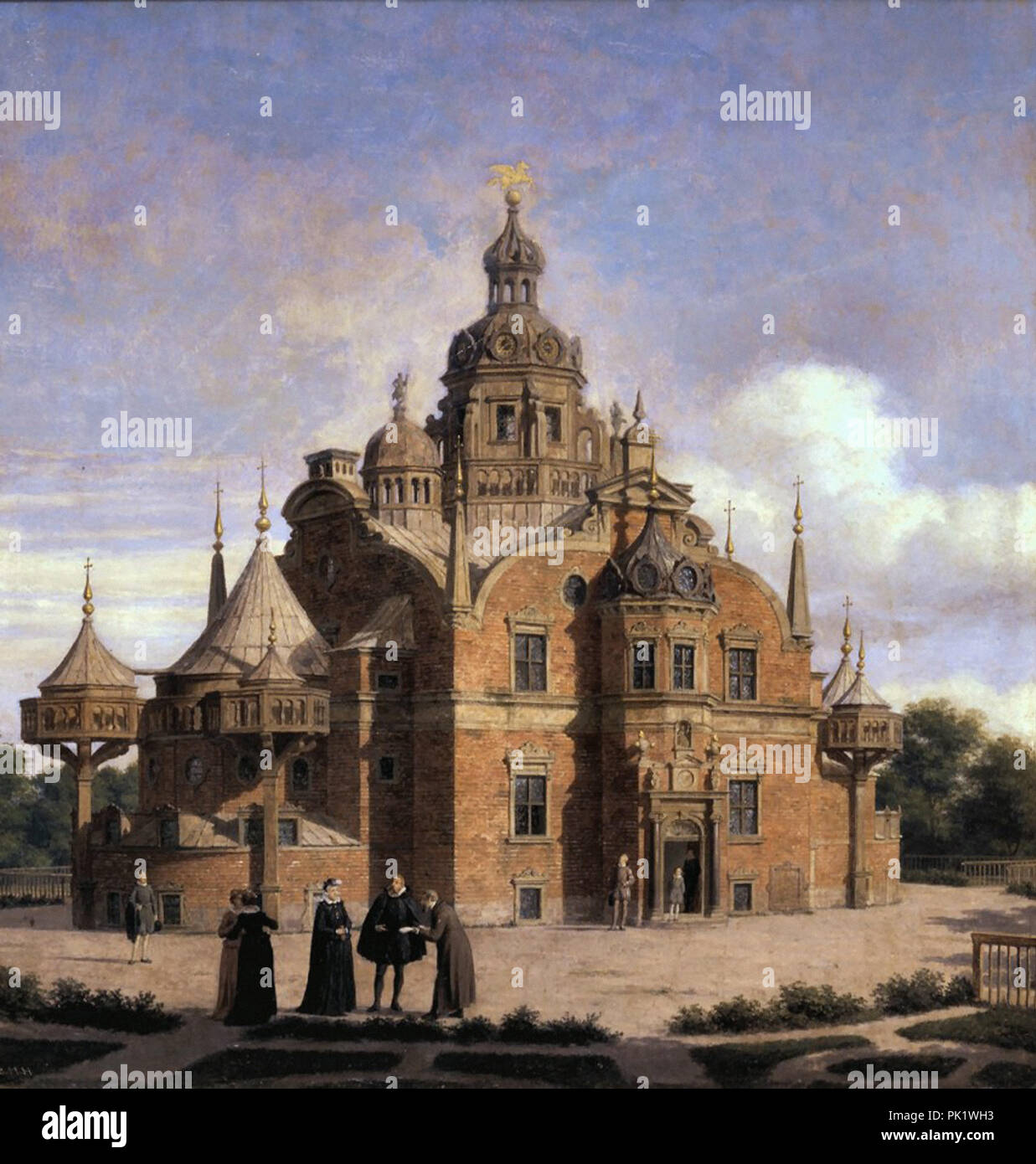 Hansen Heinrich - Tycho Brahe's Palace Uraniborg Stock Photo - Alamy