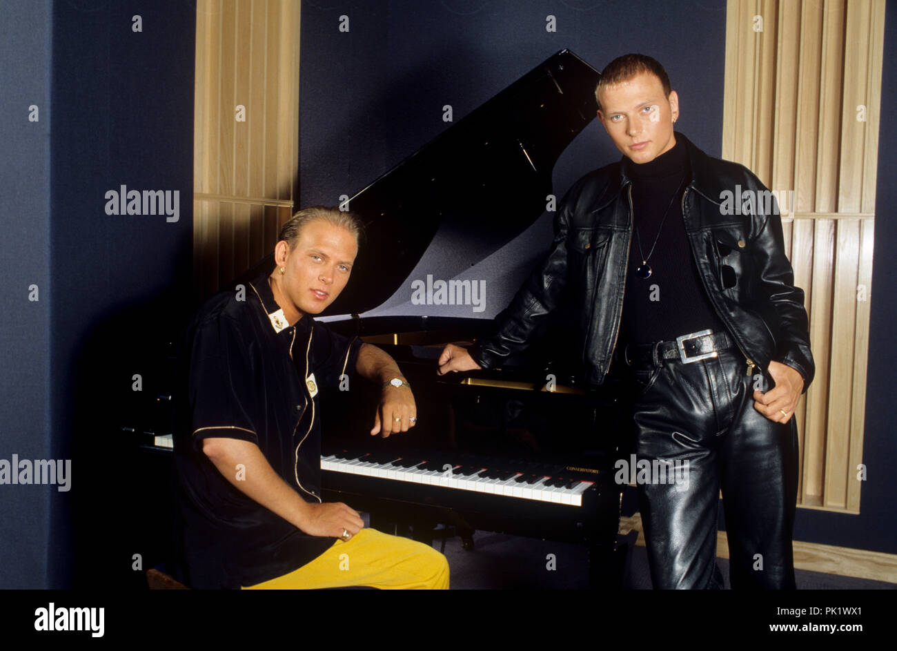 Bros on 07.06.1991 in London. | usage worldwide Stock Photo - Alamy