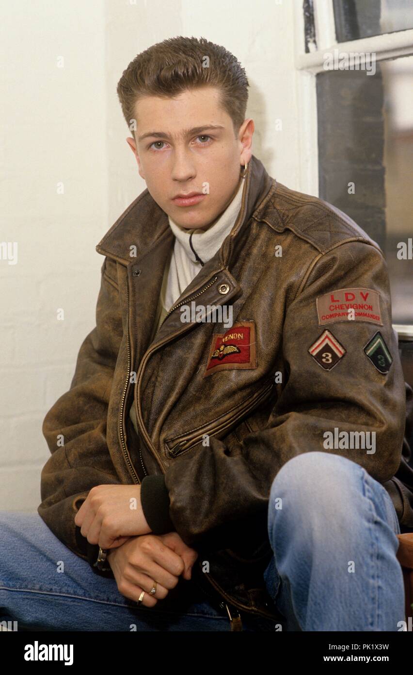 Bros (Craig Logan) on 18.03.1988 in London. | usage worldwide Stock ...