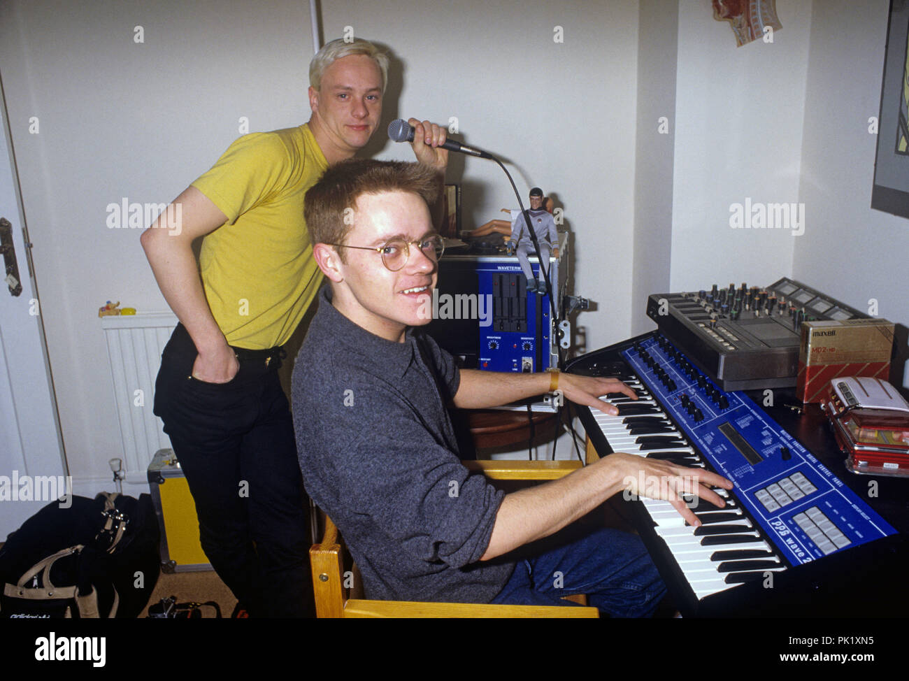 Bronski Beat ( John Foster, Larry Steinbachek) on 18.02.1986 in London ...