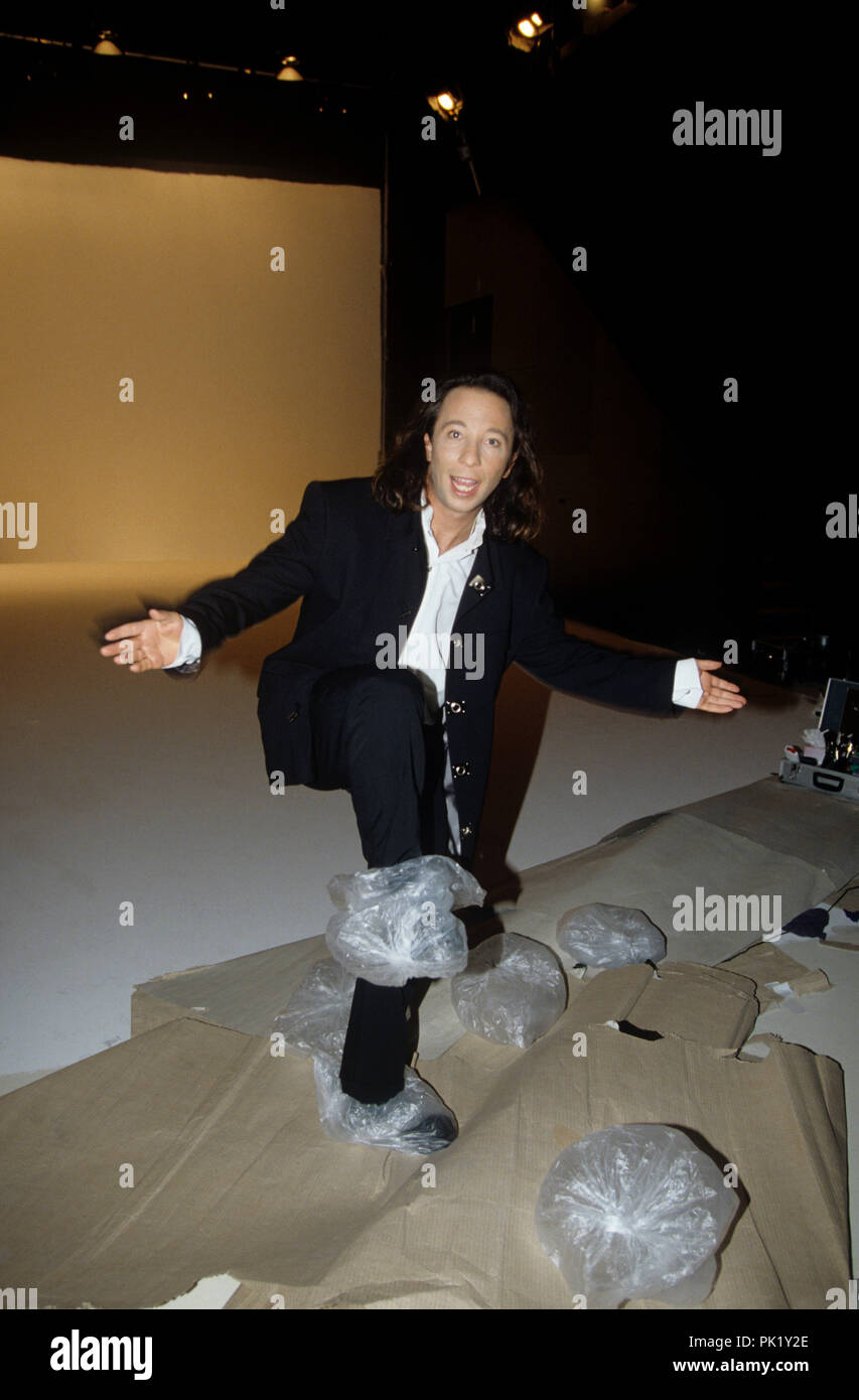 DJ BoBo on 12.12.1995 in Stuttgart. | usage worldwide Stock Photo - Alamy
