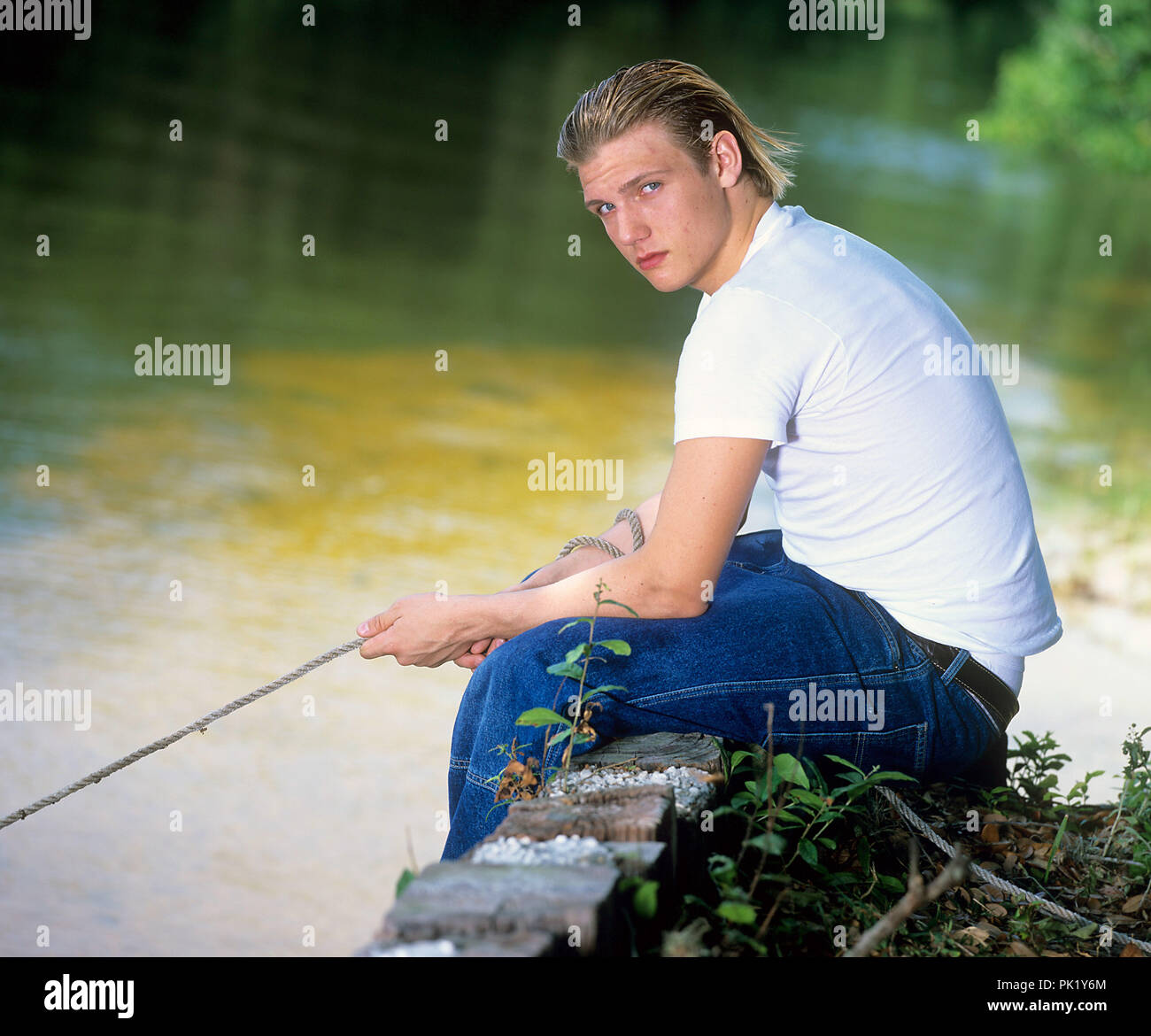 Nick Carter on 11.05.1998 in Tampa. | usage worldwide Stock Photo - Alamy