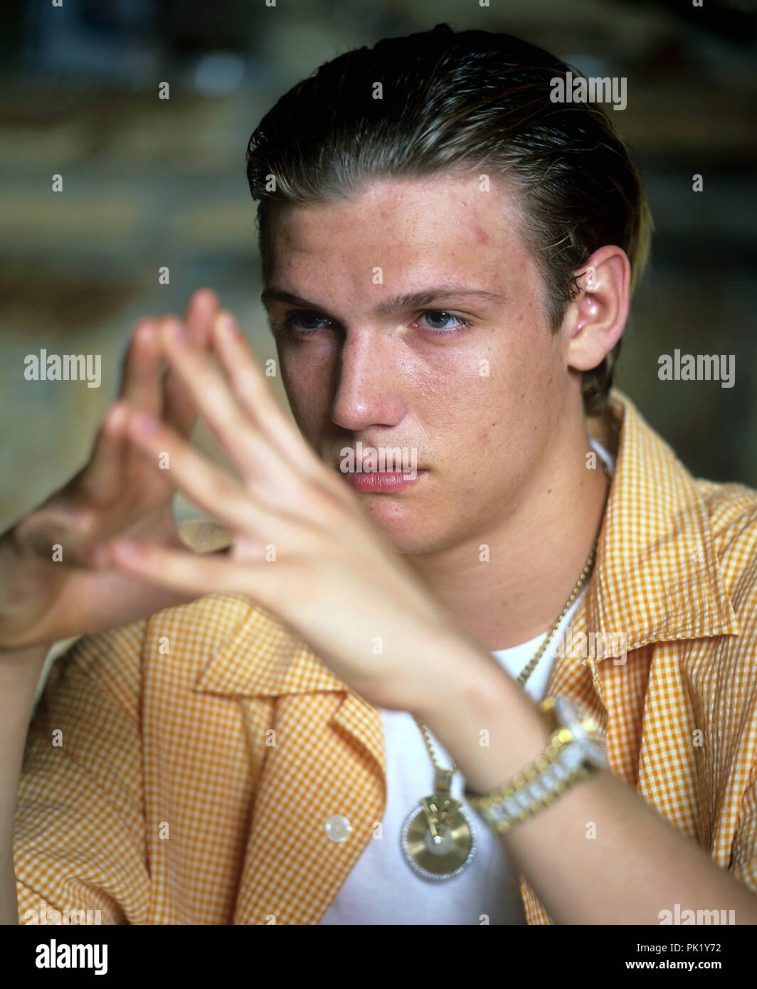Nick Carter on 11.05.1998 in Tampa. | usage worldwide Stock Photo - Alamy
