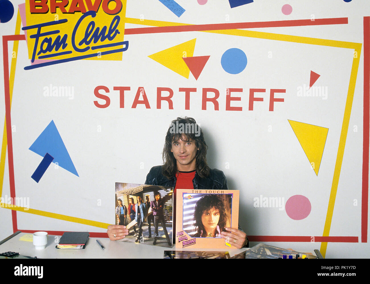 Stan Bush on 14.09.1987 in München / Munich. | usage worldwide Stock ...