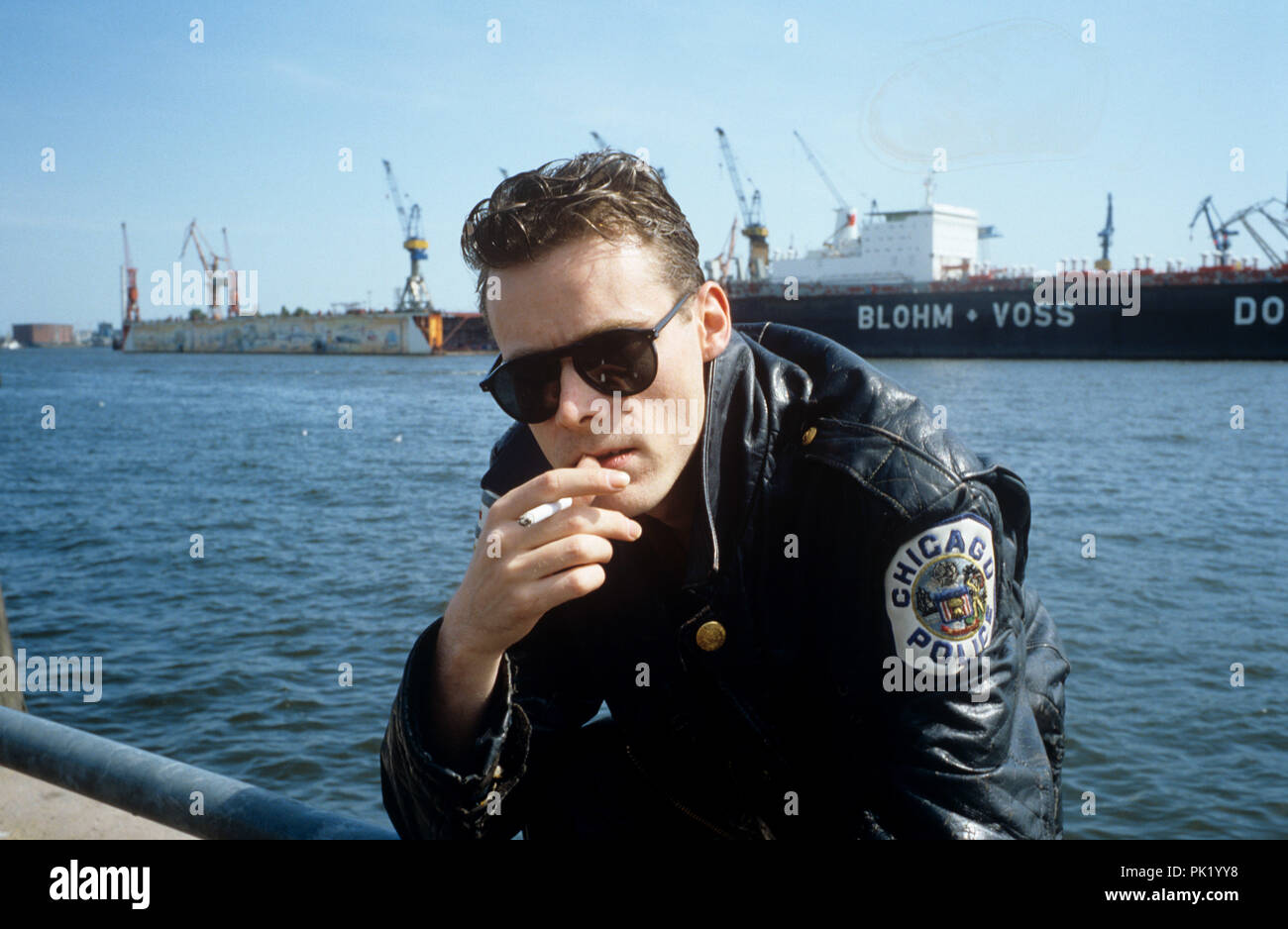 Andrew Eldritch (The Sisters of Mercy) on 29.07.1992 in Hamburg ...