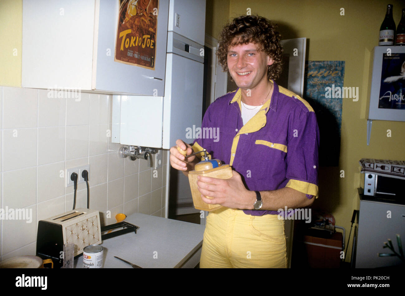 Peter Illmann in April 1983 in Munich. | usage worldwide Stock Photo ...