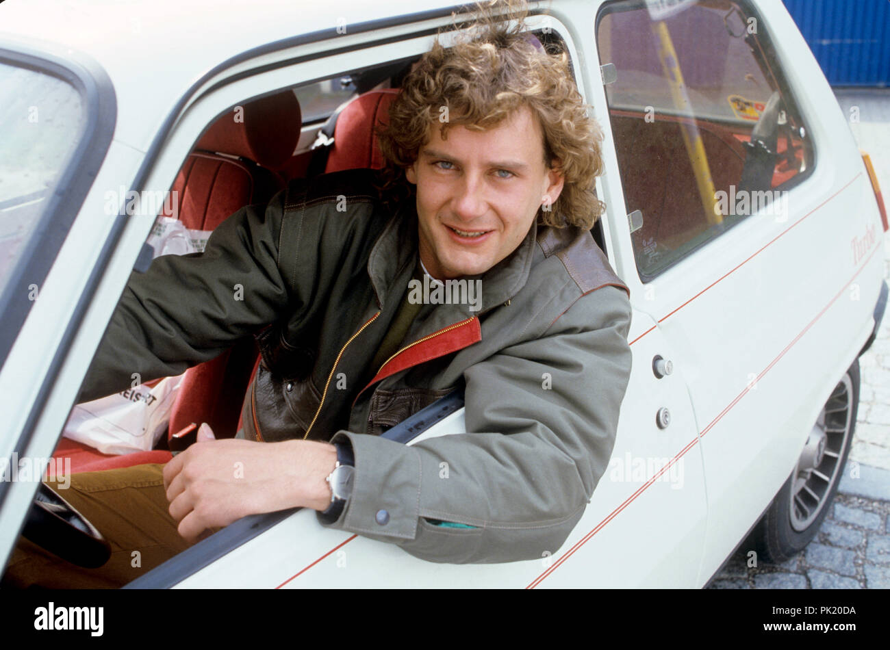 Peter Illmann in April 1983 in Munich. | usage worldwide Stock Photo ...
