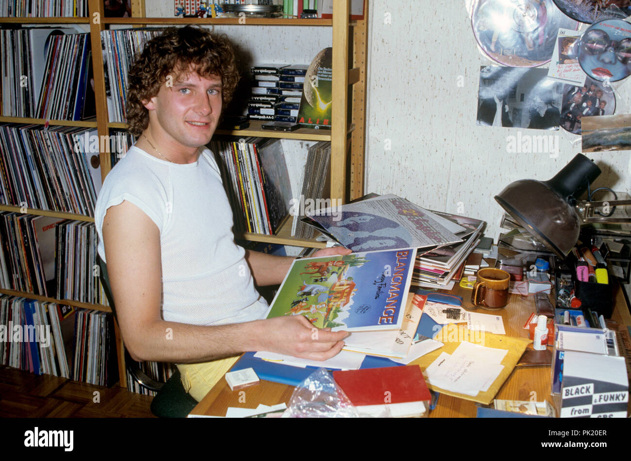 Peter Illmann in April 1983 in Munich. | usage worldwide Stock Photo ...