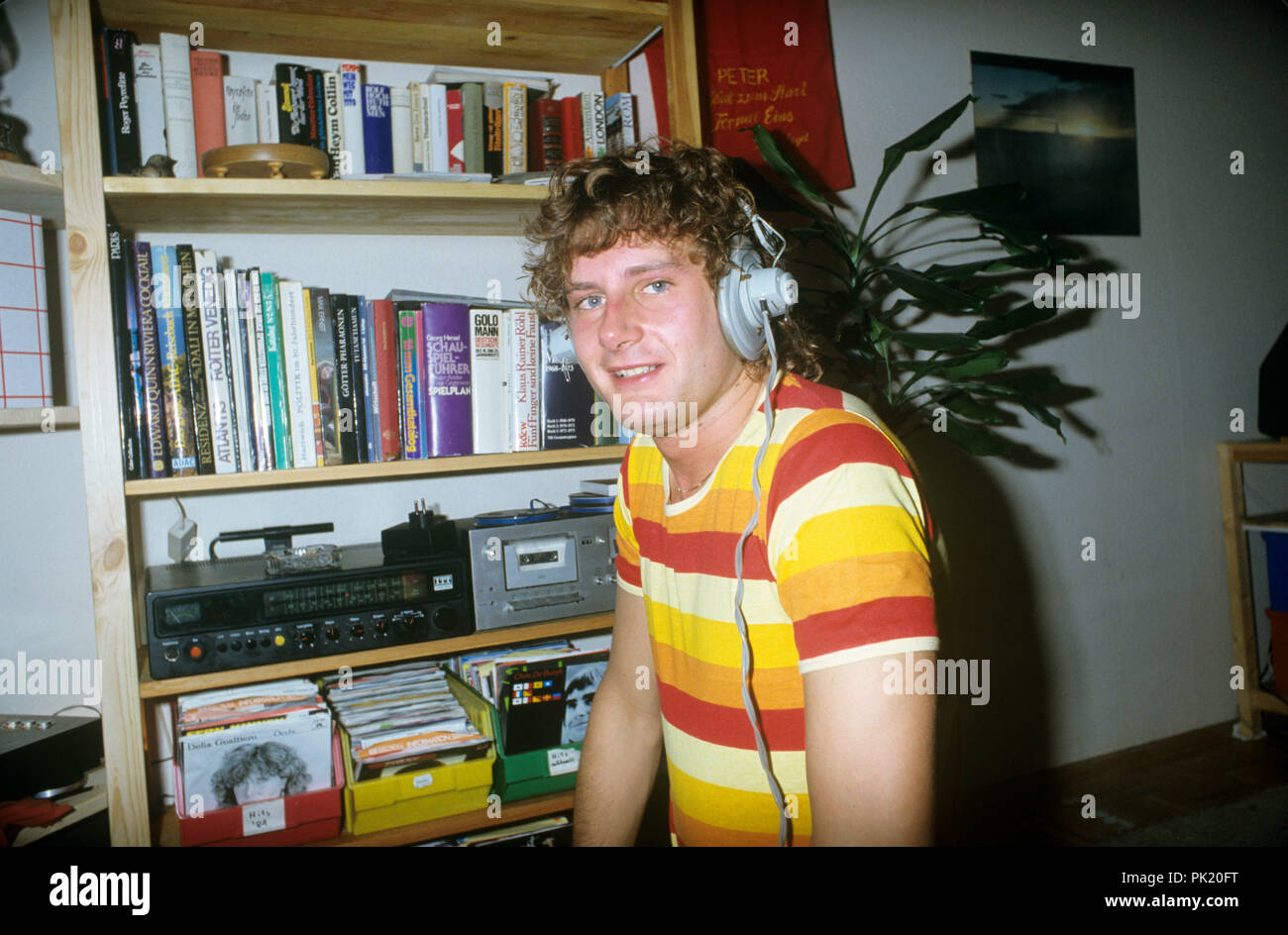 Peter Illmann in April 1983 in Munich. | usage worldwide Stock Photo ...