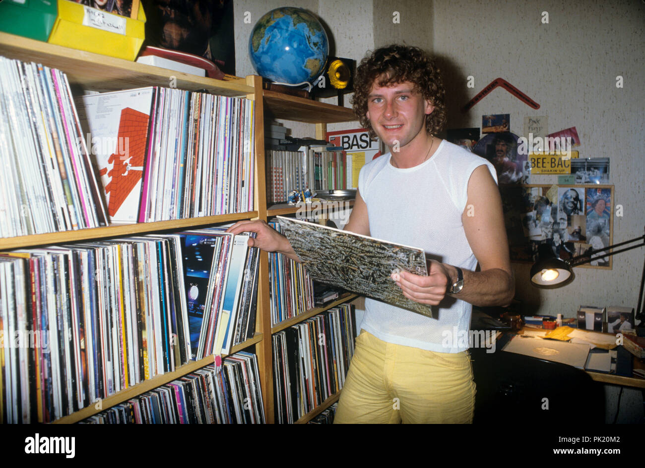Peter Illmann in April 1983 in Munich. | usage worldwide Stock Photo ...