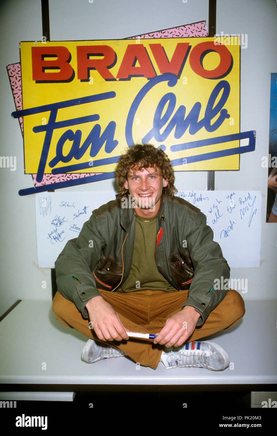Peter Illmann in April 1983 in Munich. | usage worldwide Stock Photo ...