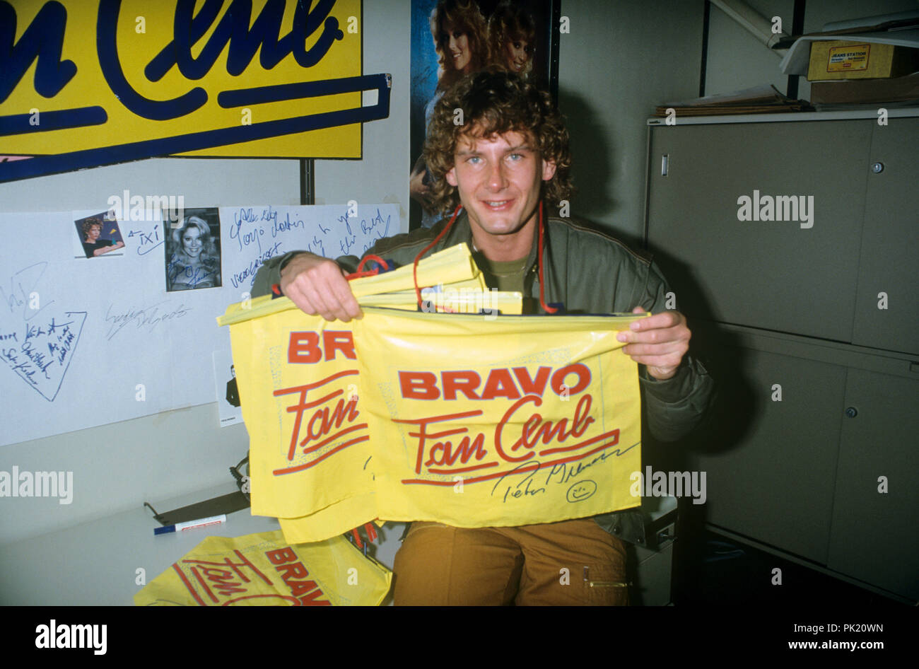 Peter Illmann in April 1983 in Munich. | usage worldwide Stock Photo ...