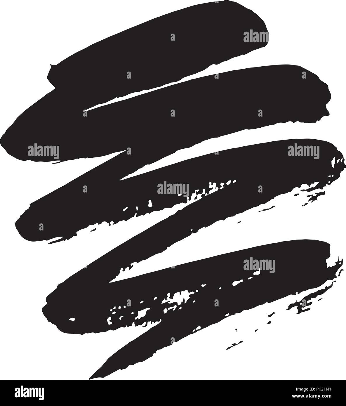 Inky brush spots hi-res stock photography and images - Alamy