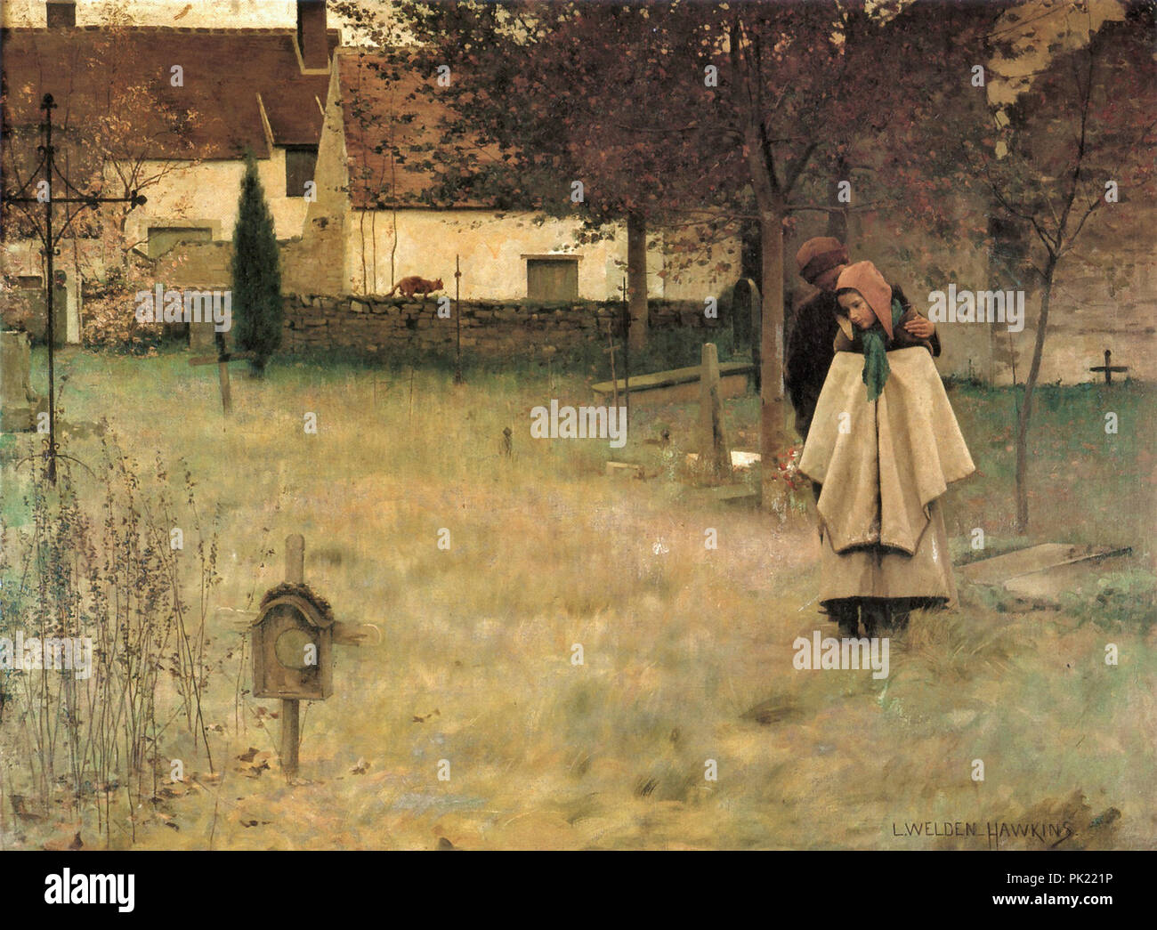 Hawkins Louis Welden - Les Orphelins Stock Photo - Alamy