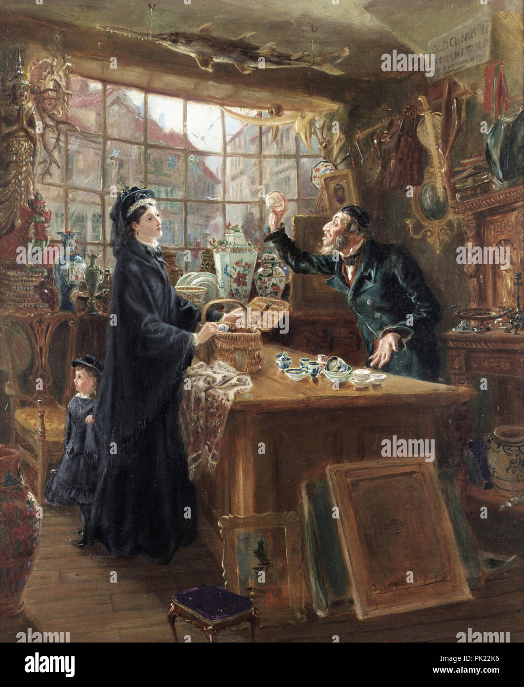 Hedley Ralph - the Old China Shop Stock Photo - Alamy