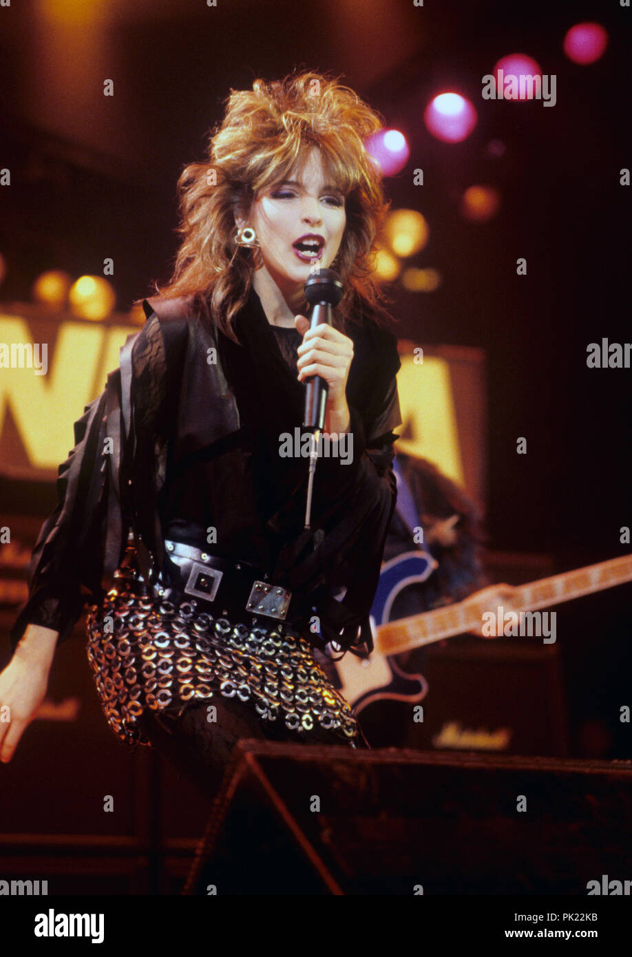 Nena in November 1984 in Dortmund. | usage worldwide Stock Photo - Alamy
