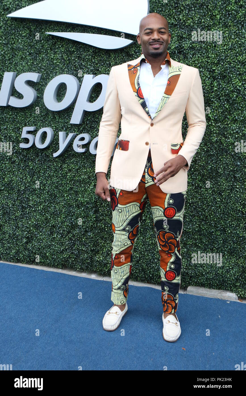 Brandon Victor Dixon US Open Tennis 9-9-2018 Photo by John Barrett ...