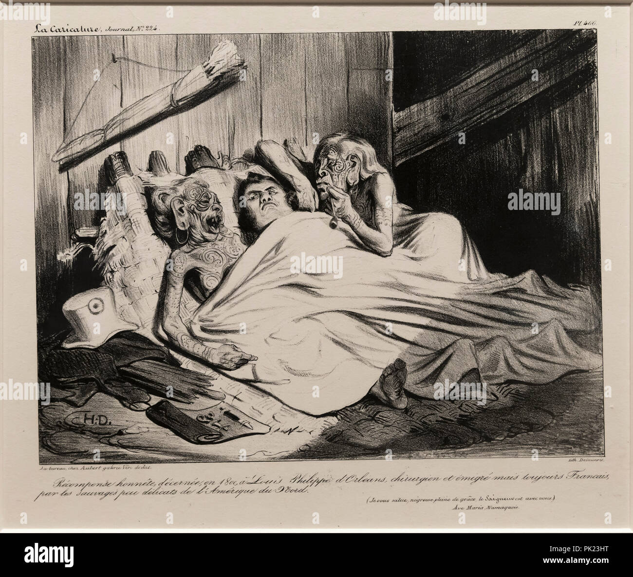 Caricature by honore daumier hi-res stock photography and images - Alamy