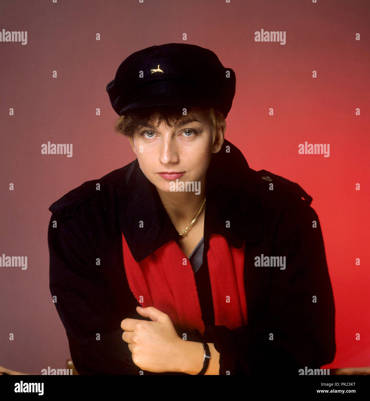 Gianna Nannini in November 1984 in Dortmund. | usage worldwide Stock ...