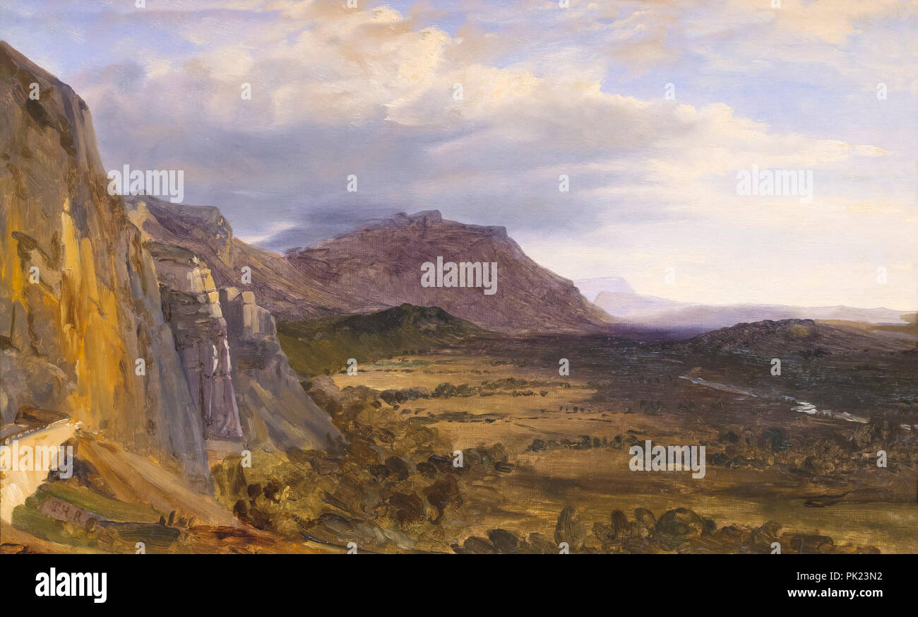 View of Saleve near Geneva, Theodore Rousseau,, 1834, Art Institute of ...