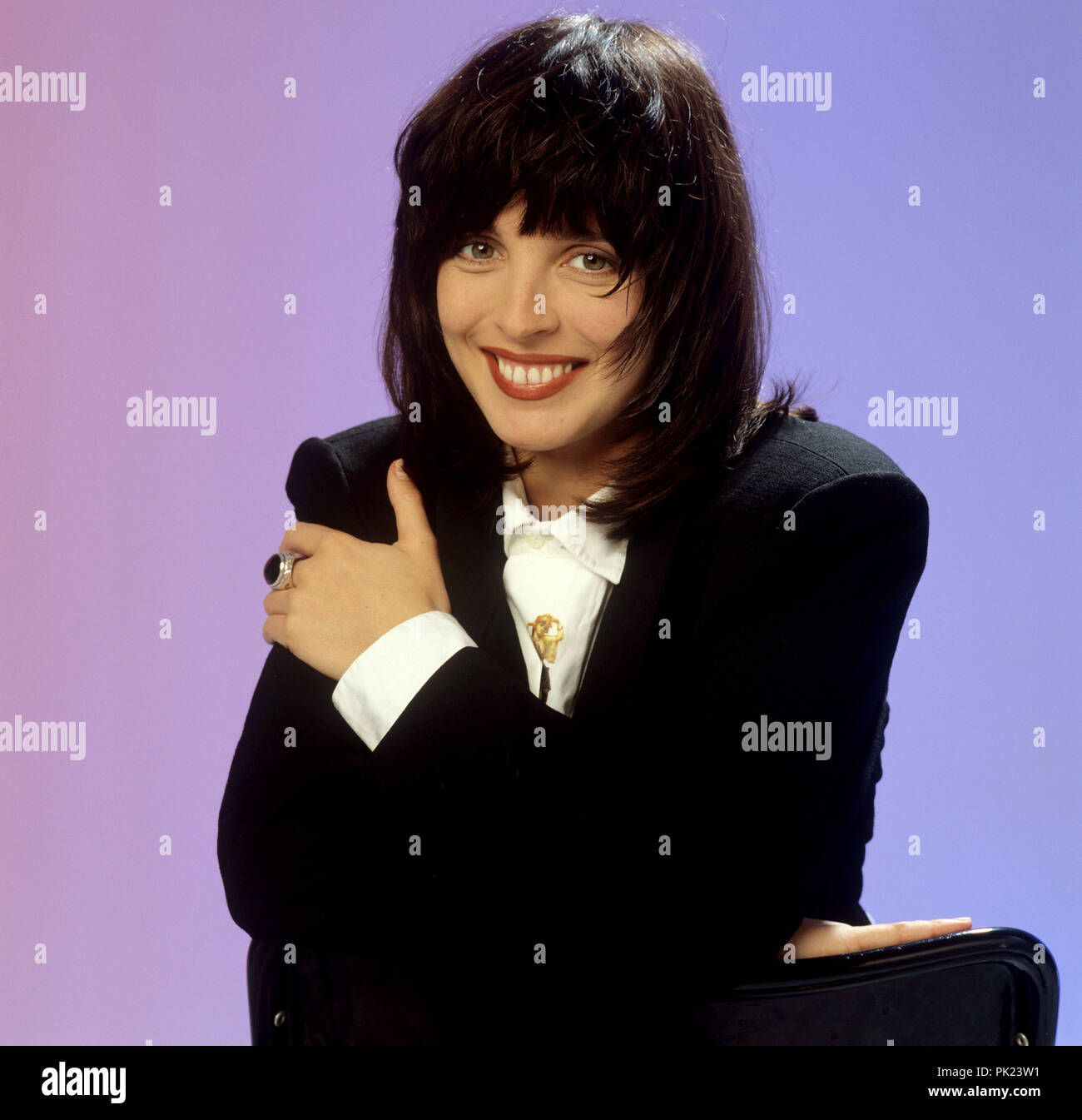 Nena on 11.10.1989 in Berlin. | usage worldwide Stock Photo - Alamy