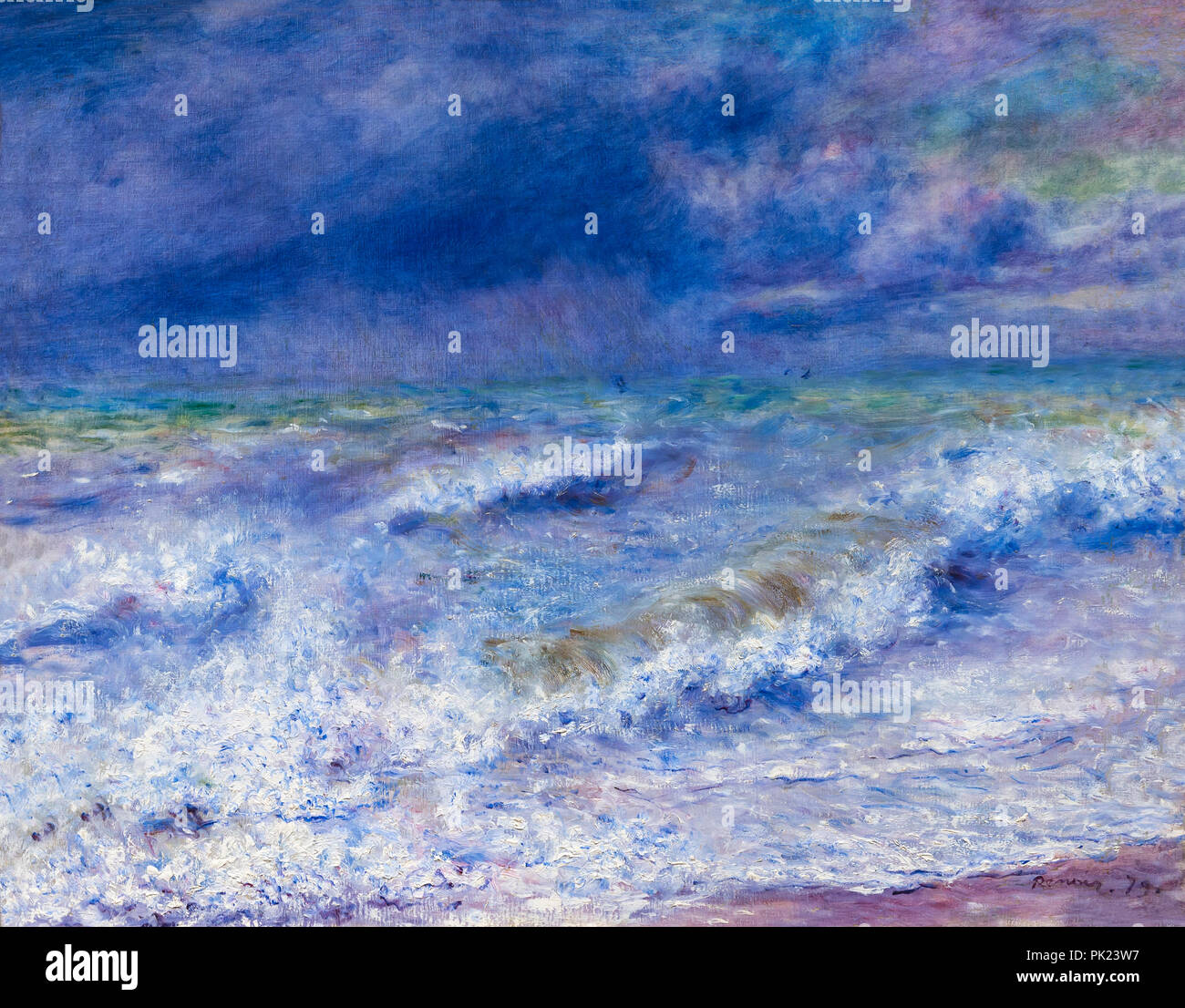 Seascape, Pierre-Auguste Renoir, 1879, Art Institute of Chicago ...