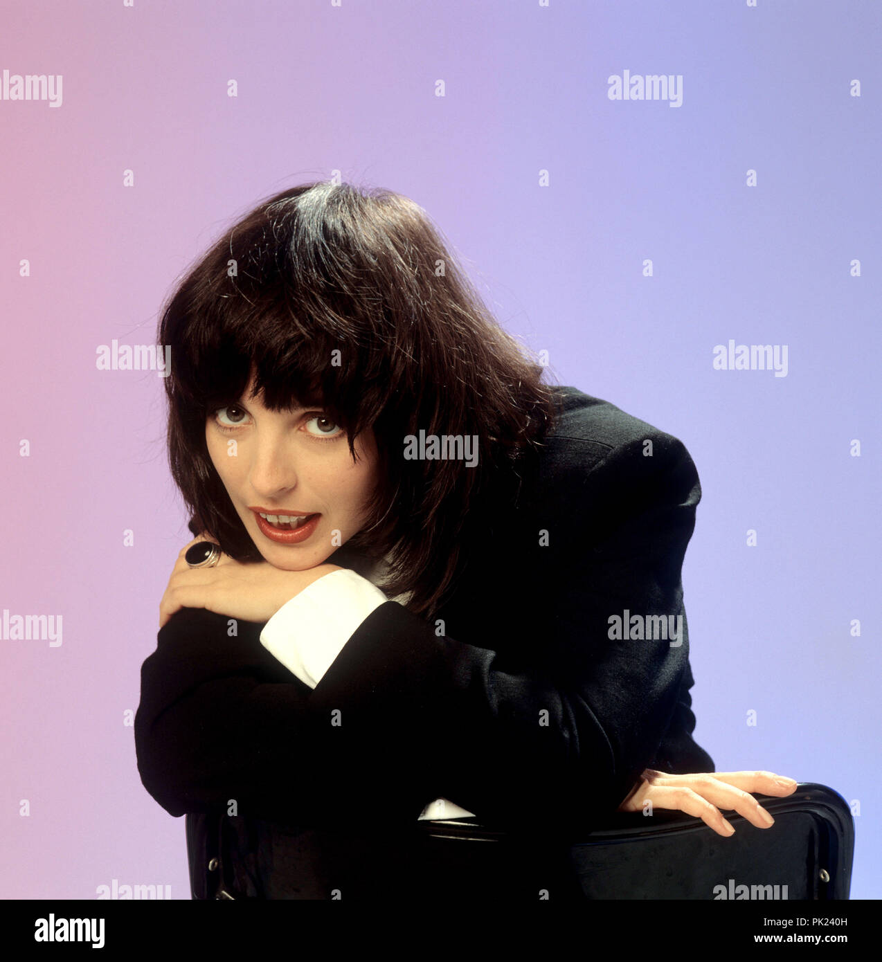 Nena on 11.10.1989 in Berlin. | usage worldwide Stock Photo - Alamy