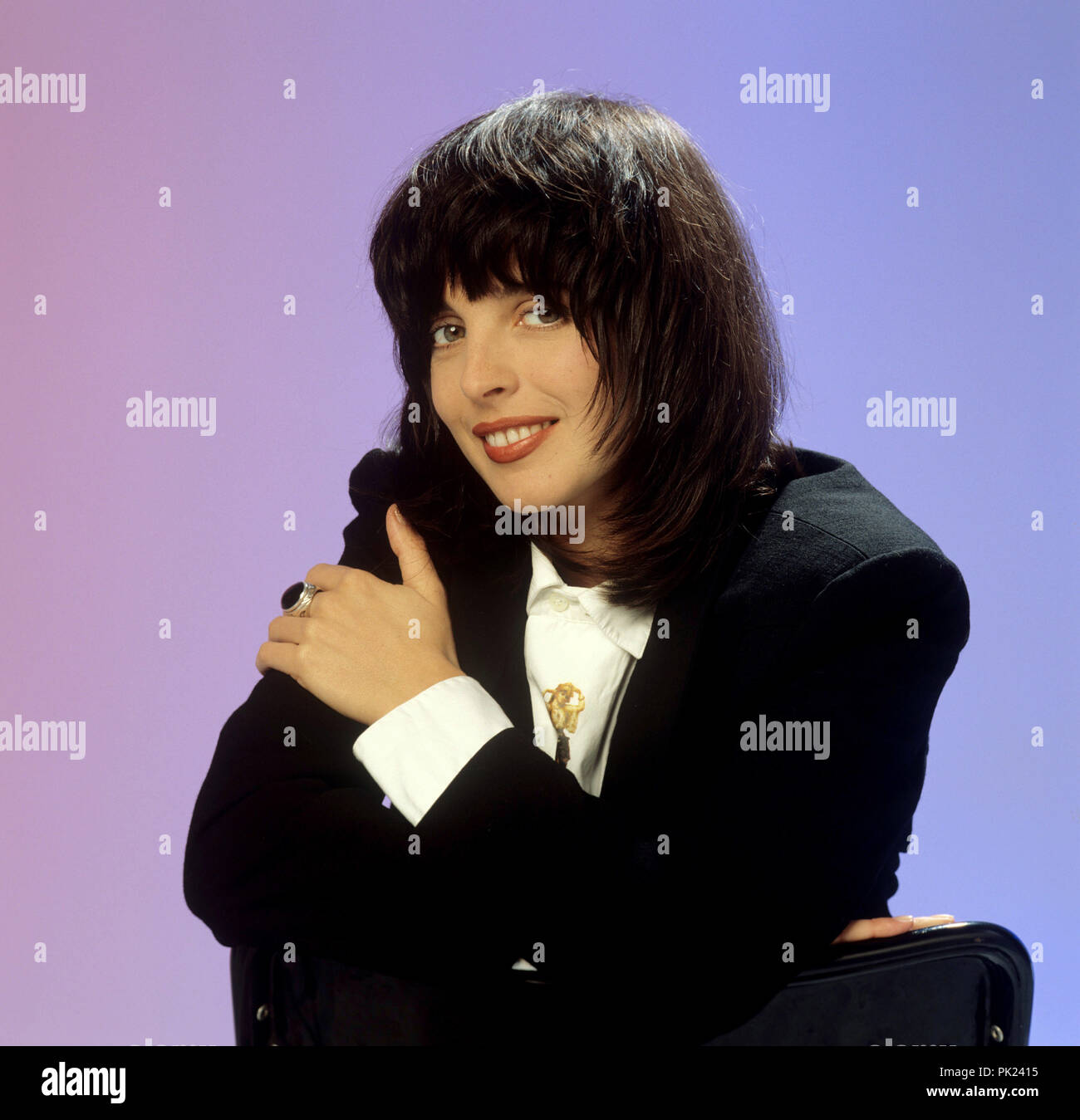 Nena on 11.10.1989 in Berlin. | usage worldwide Stock Photo - Alamy
