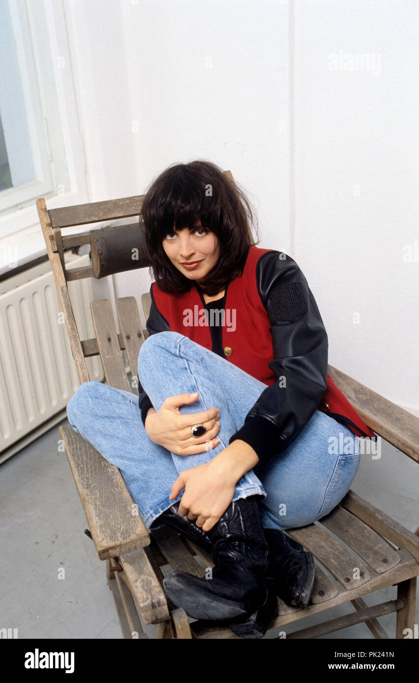 Nena on 11.10.1989 in Berlin. | usage worldwide Stock Photo - Alamy
