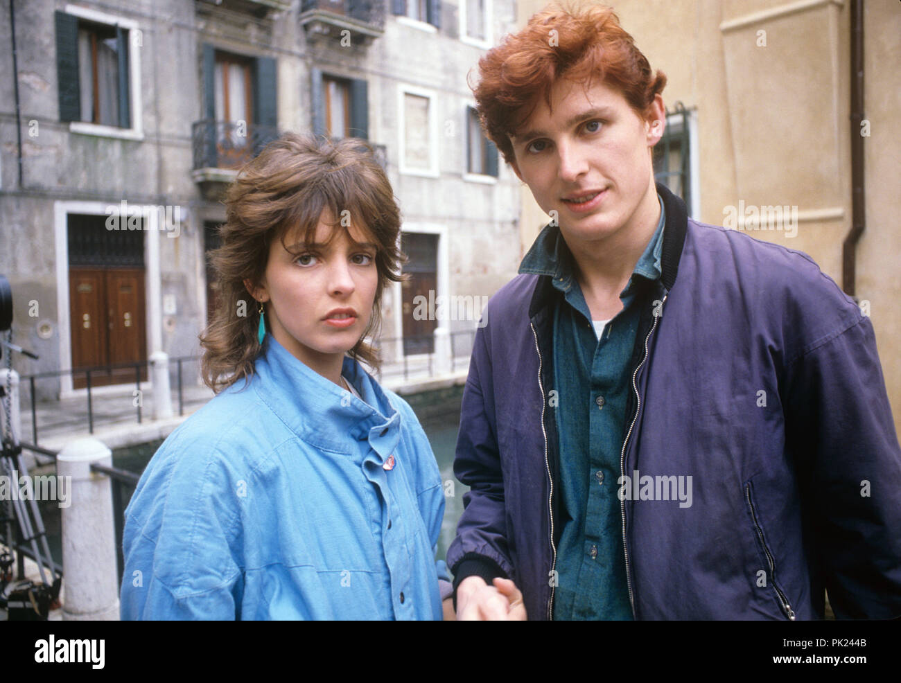 Nena und Markus on 01.11.1982 in Vernedig. | usage worldwide Stock ...