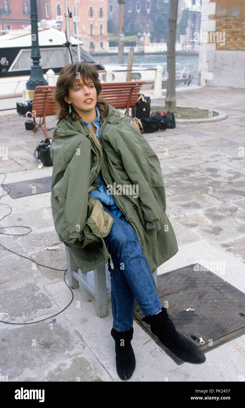 Nena in November 1982 in Venice. | usage worldwide Stock Photo - Alamy