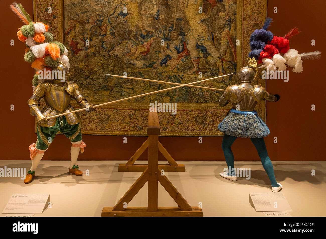 Two garnitures for Foot Tourament at the Barriers, Milan, Italy, 1570 ...