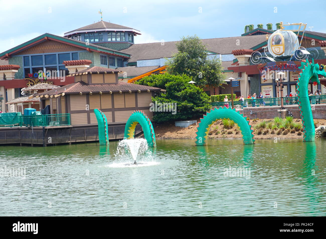 Green Dragon at Disney Springs, Orlando, Florida Stock Photo - Alamy