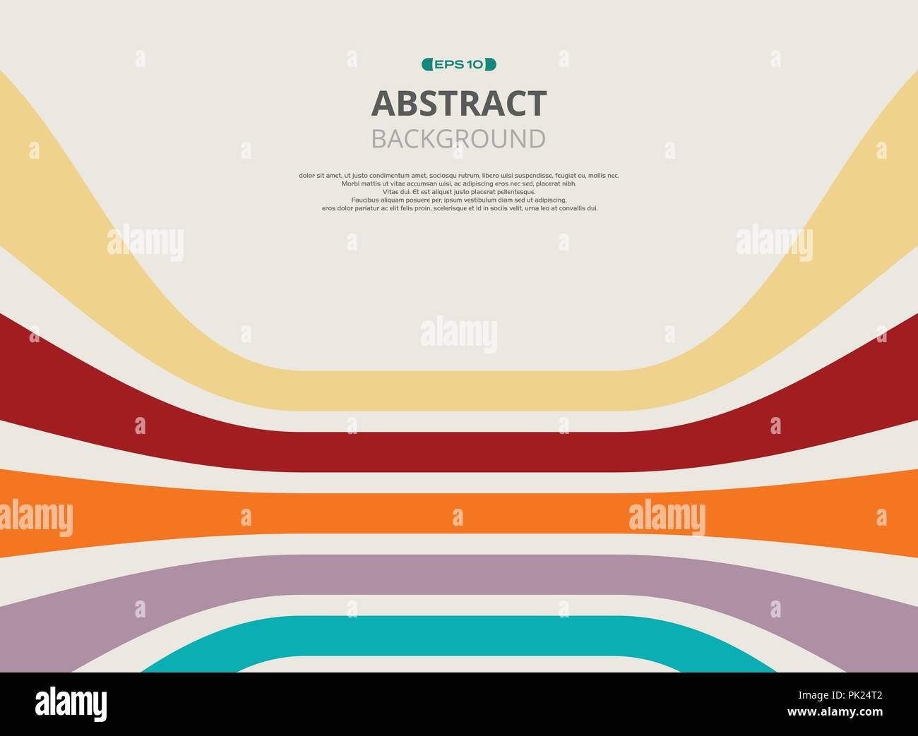 Abstract of colorful strip line pattern background, vector eps10 Stock ...