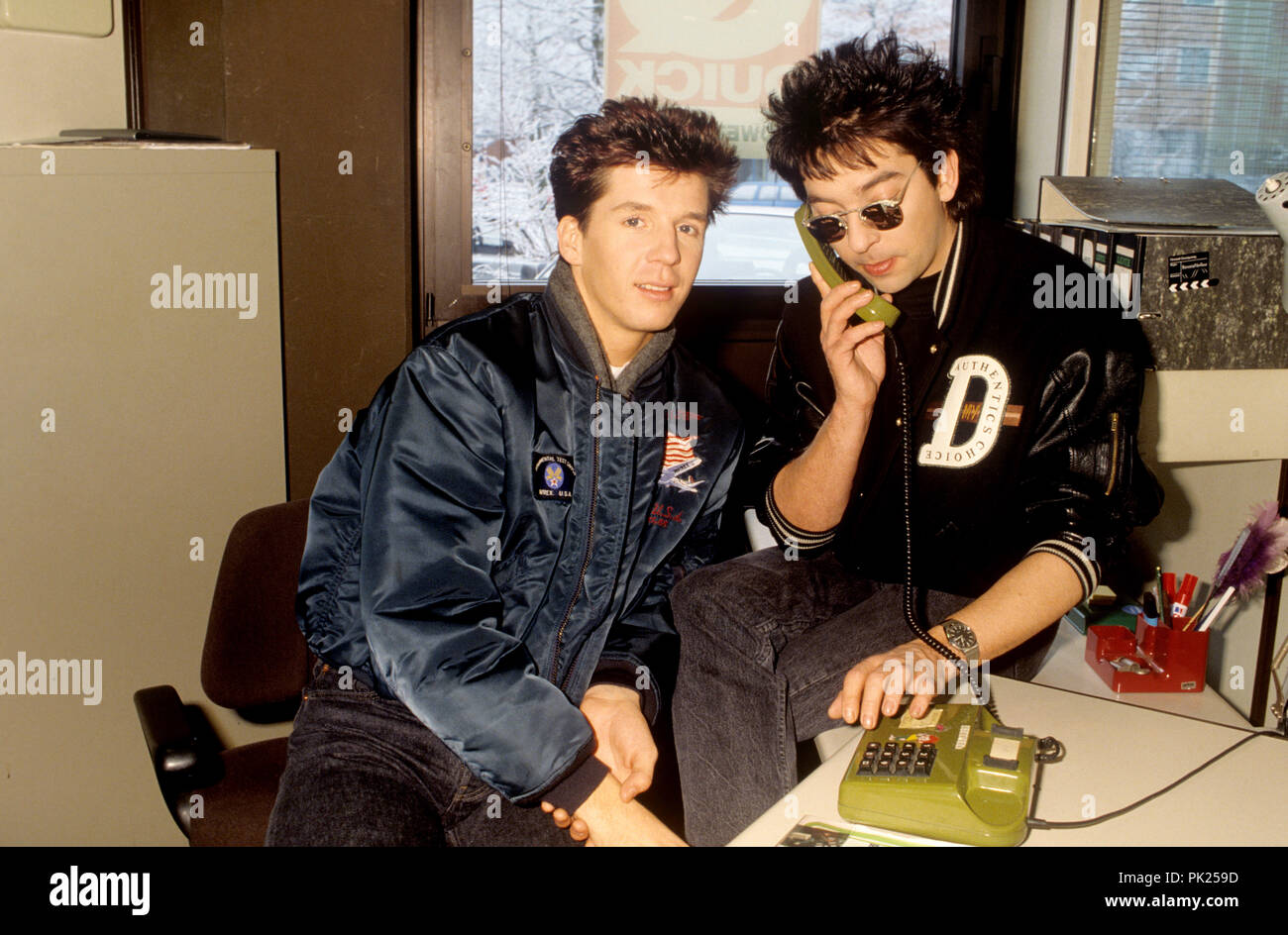 Climie Fisher (l-r): Simon Climie, Rob Fisher on 31.01.1989 in München ...