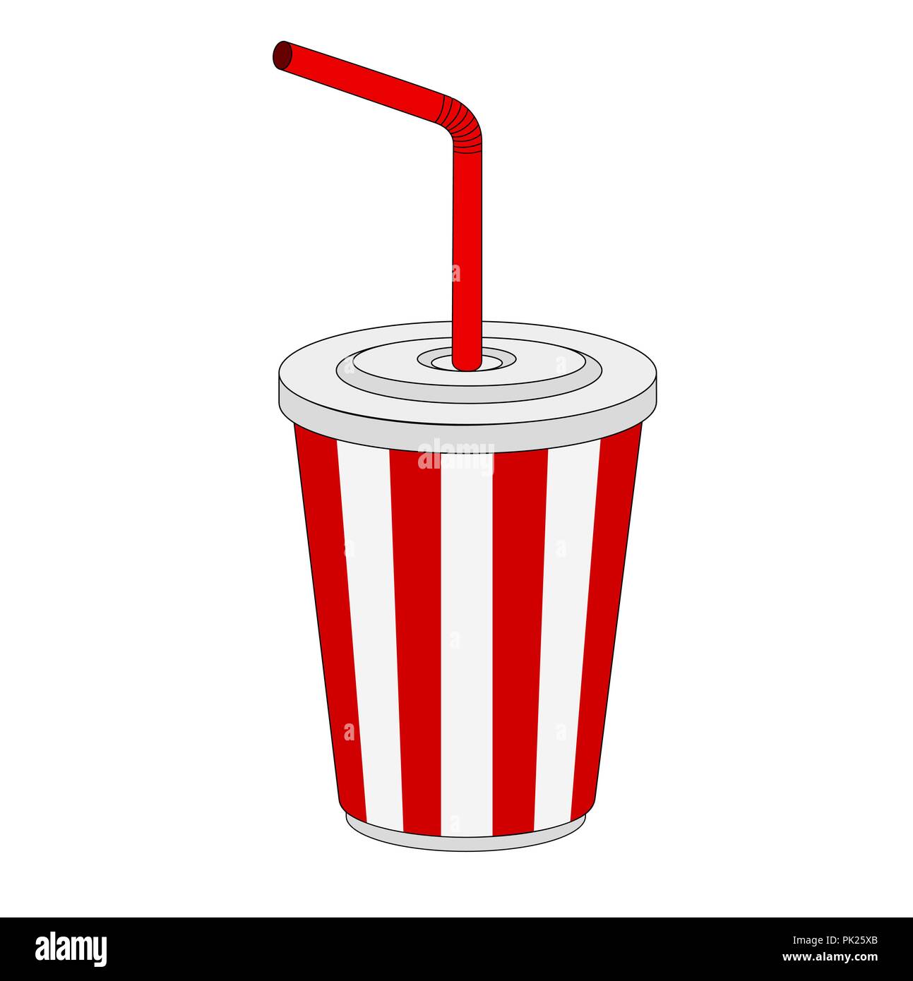 Drink eating Stock Vector Images - Alamy