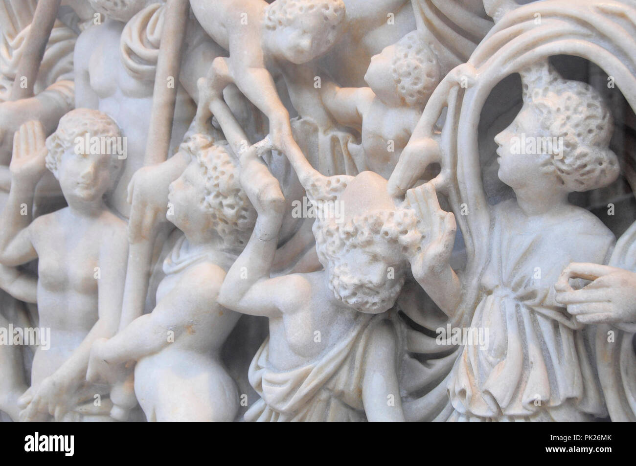 Italy, Lazio, Rome, Castel Sant'Angelo, sarcophagus of the Myth of ...