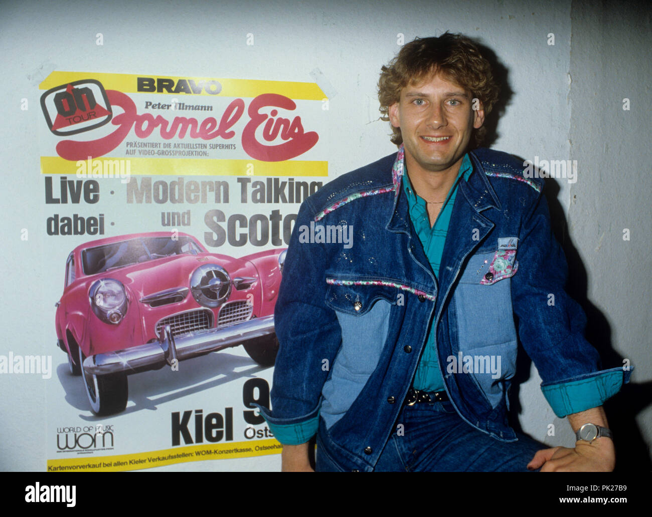Peter Illmann on 09.04.1985 in Kiel. | usage worldwide Stock Photo - Alamy