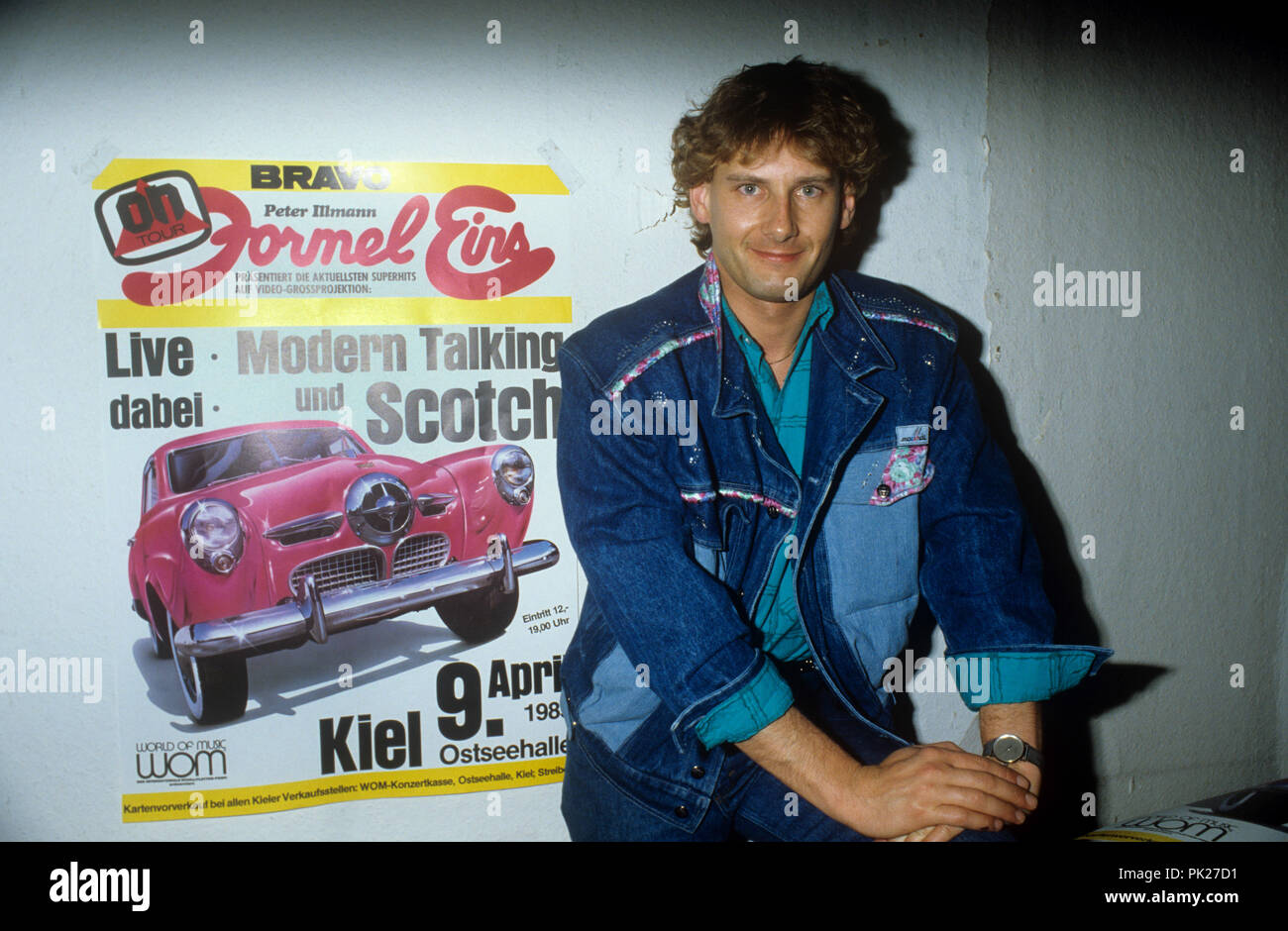 Peter Illmann on 09.04.1985 in Kiel. | usage worldwide Stock Photo - Alamy