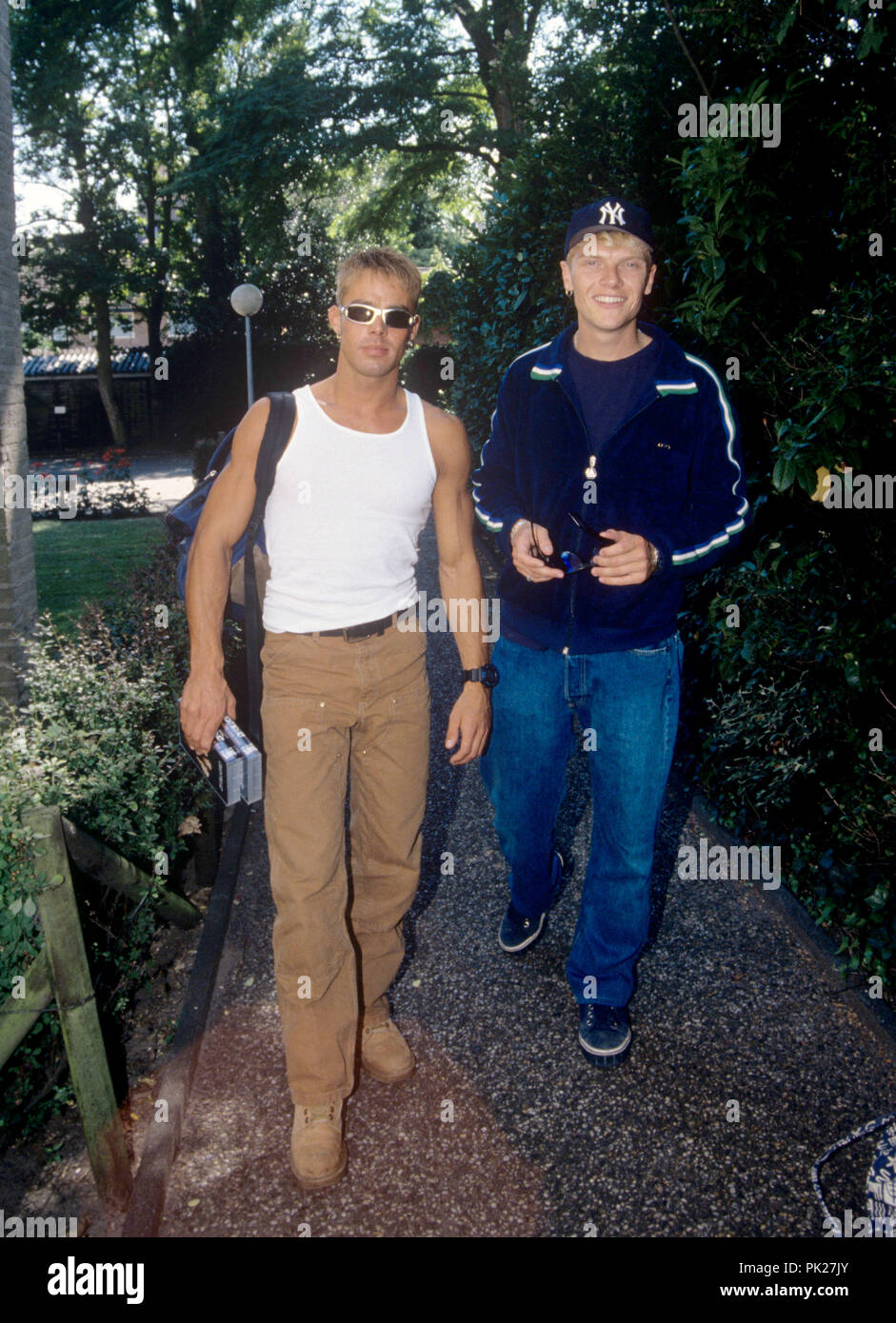 Caught in the Act (l-r): Benjamin Boyce, Bastiaan Ragas on 02.08.1996 ...