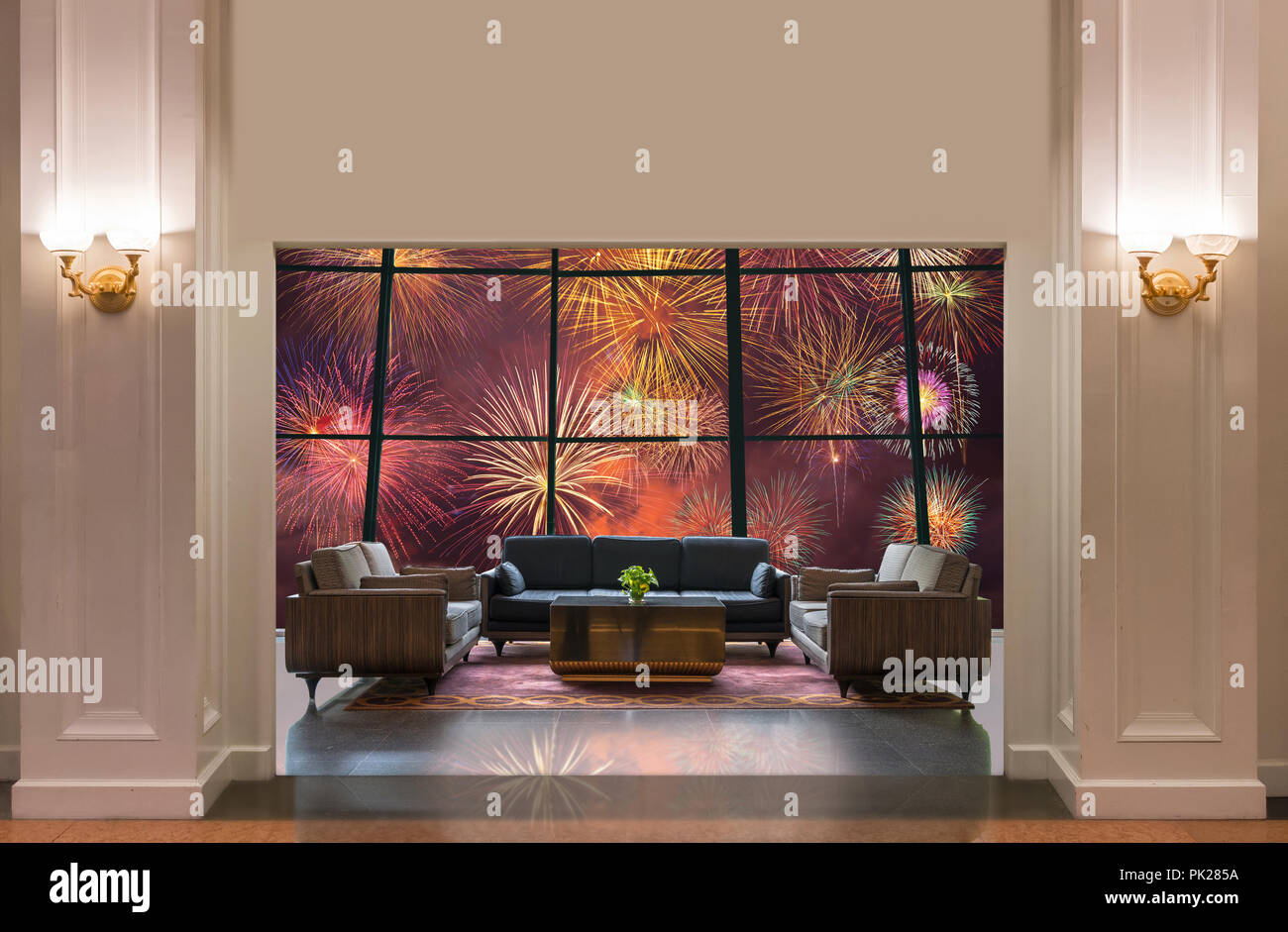 Indoor firework fireworks hi-res stock photography and images - Alamy