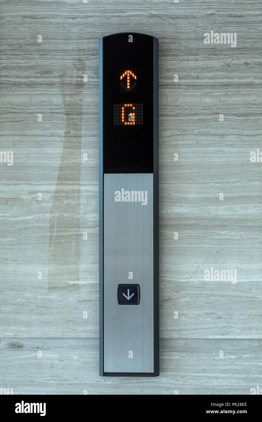Elevator button light hi-res stock photography and images - Alamy